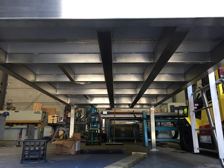 Stainless steel platform for Food production plant, Sydney - Fabricae ...